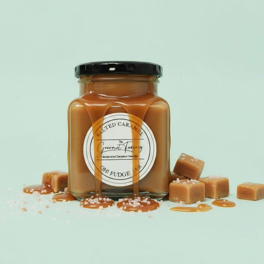 Salted Caramel Oh! Fudge Jar – The Gourmet Fudgery